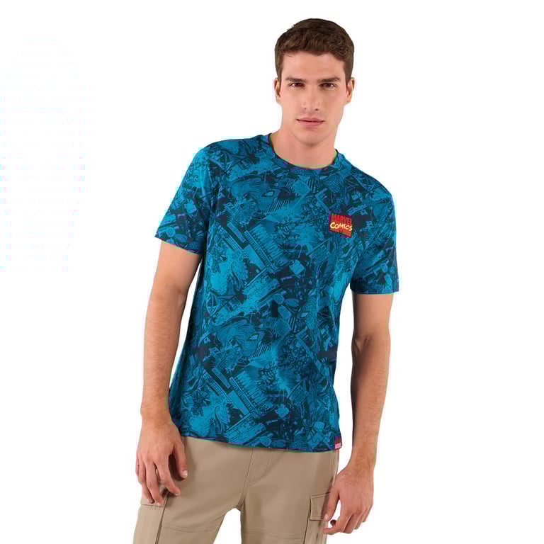 Camiseta para Hombre Marvel Blue Adulto Azul TOTTO | falabella.com