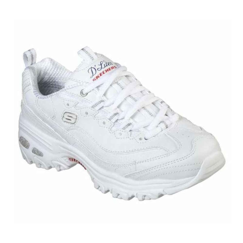 Tenis blanco skechers mujer d lite fresh 8915 SKECHERS | falabella.com