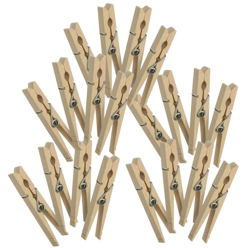 Gancho Pinza Madera Paquete X 20 Uds GENERICO | falabella.com