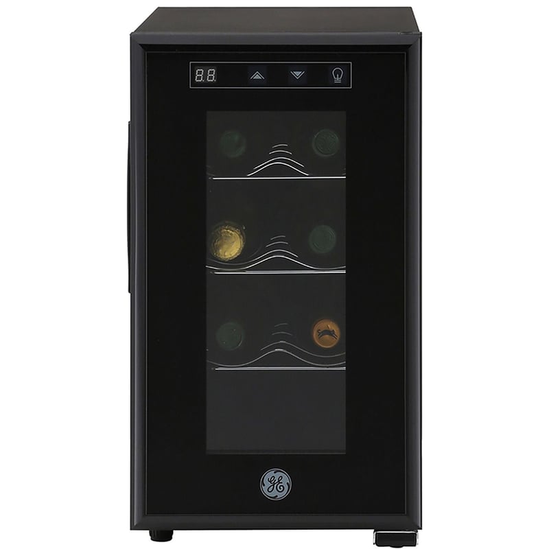 Cava de vino GE Appliances 8 botellas negra GW8XDBB GENERAL ELECTRIC ...