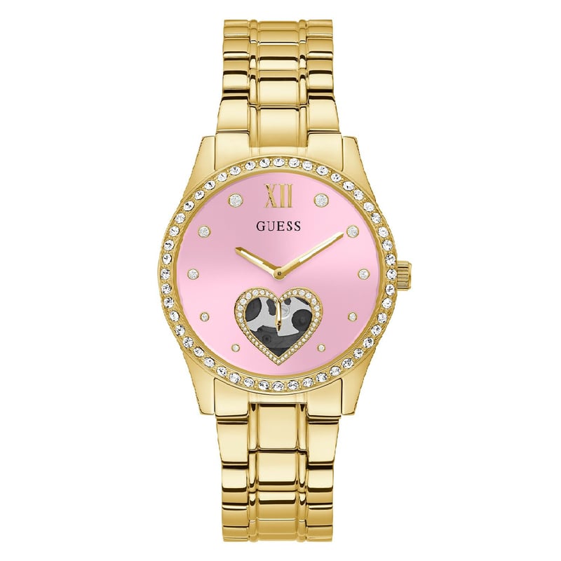 Reloj Guess para Mujer Be LOVED. Reloj análogo Dorado Acero inoxidable ...