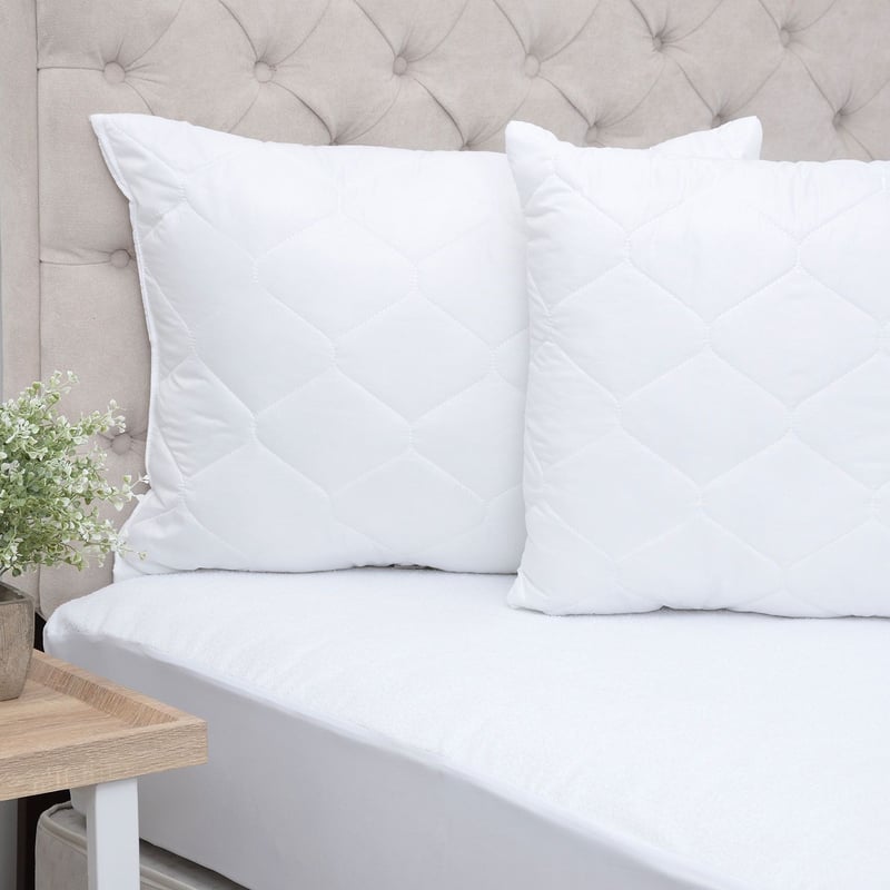 Almohada Set X2 de Microfibra, Firmeza Suave 50 X 70 cm Mica MICA ...