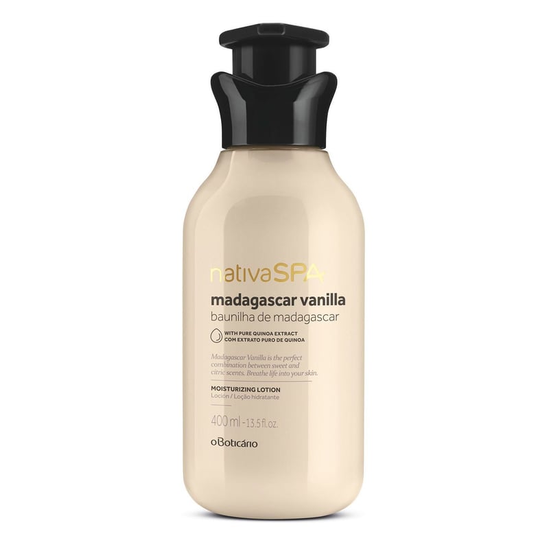 Hidratante Corporal Madagascar Vainilla Nativa Spa para Piel Normal 400 ...