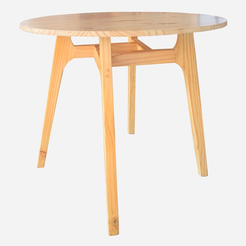 Mesa de Comedor Moderna para 4 personas en Madera Redonda Mica MICA ...