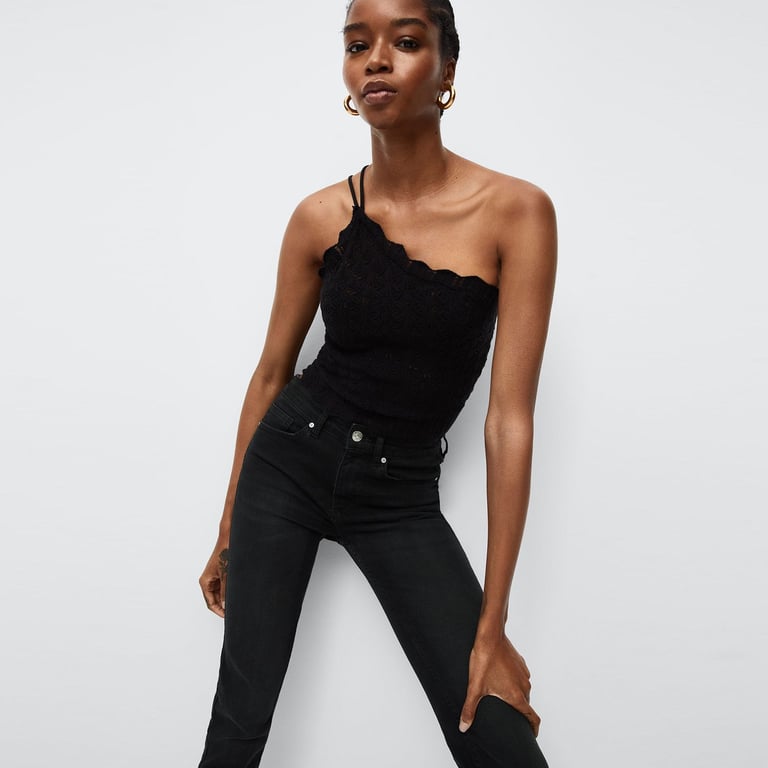 Jean Push Up Tiro Bajo Mujer MANGO MANGO | falabella.com