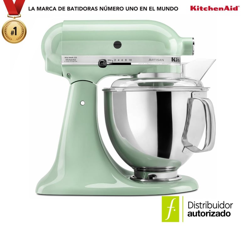 Batidora de Pedestal KitchenAid Artisan 4.7 lt Verde Pistacho 10 Velocidades 325W KITCHENAID ...