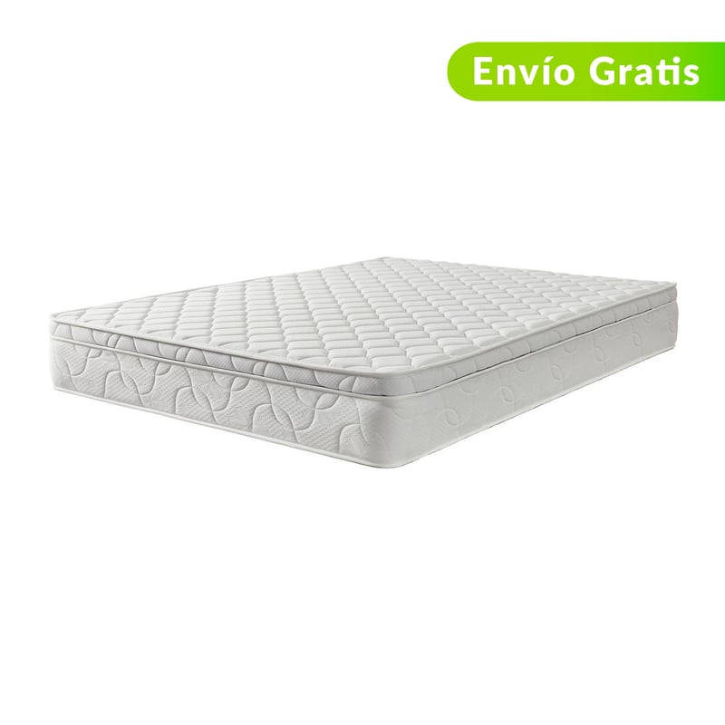Colchón Sencillo Firme Ortopédico Resortado con Pillow Active Plus 100 ...