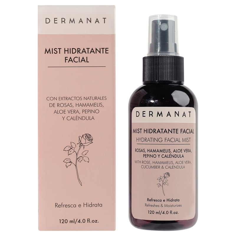 Hidratante Facial Mist Dermanat para Todo tipo de piel 120 ml DERMANAT ...