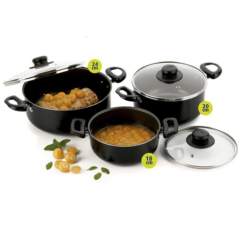 Batería De Cocina Universal Antiadherente 6 Piezas UNIVERSAL ...