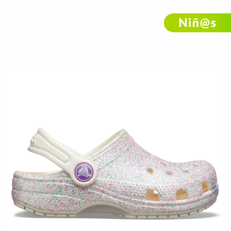 Sandalias Crocs Classic Glitter Clog Niña CROCS | falabella.com