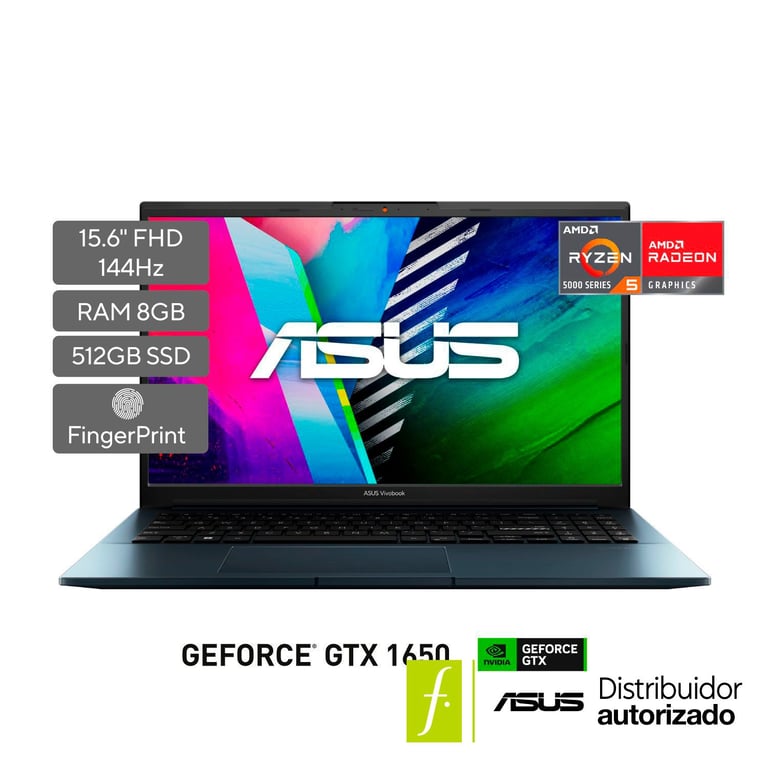 Portátil Asus Vivobook Pro 15 | AMD Ryzen 5 | 8GB RAM | 512GB SSD ...