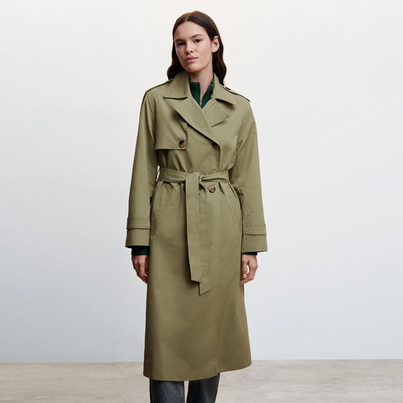 Trench para Mujer de Algodón MANGO MANGO | falabella.com