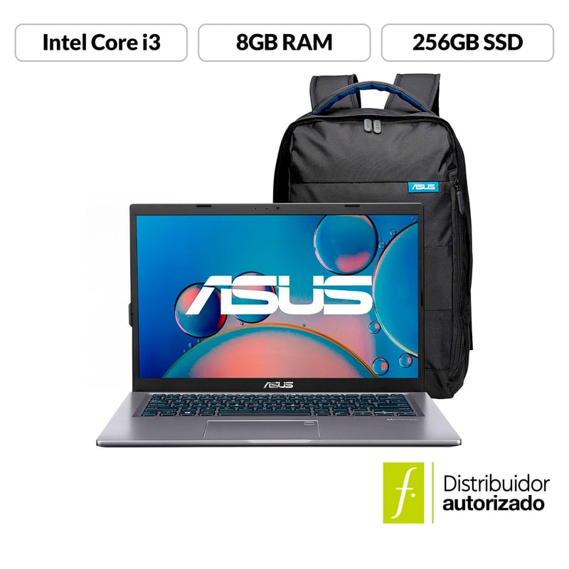 Portátil Asus | Intel Core i3 | 8GB RAM | 256GB SSD Almacenamiento ...
