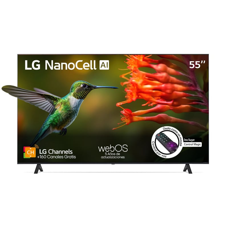 Televisor LG NANO CELL | 55 pulgadas 4K Ultra HD | Smart TV 55NANO77 LG ...