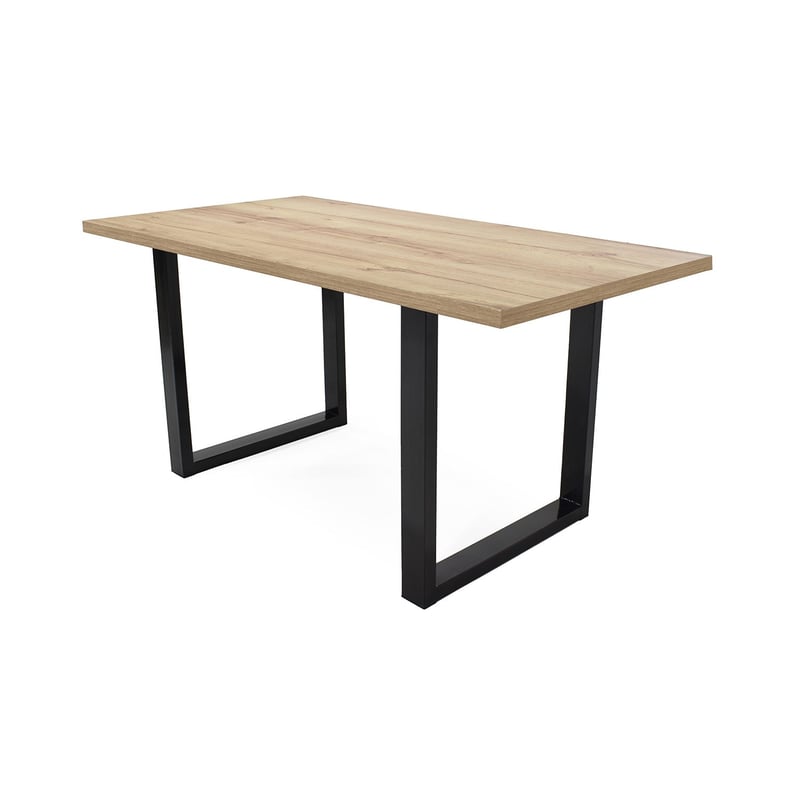 Mesa de Comedor Moderna para 6 personas en Aglomerado MDF Rectangular ...