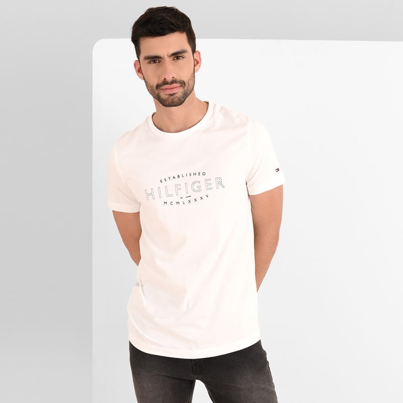 Camiseta para Hombre Cuello redondo Tommy Hilfiger TOMMY HILFIGER ...