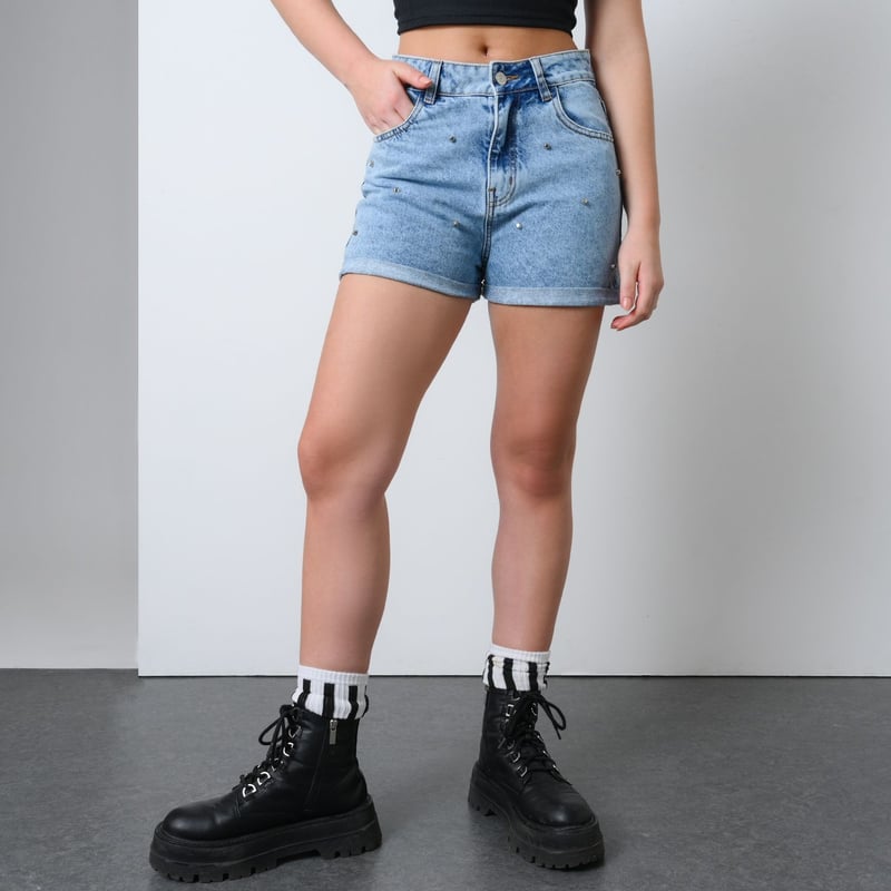 Short de jean para Mujer Tiro medio Denimlab DENIMLAB | falabella.com