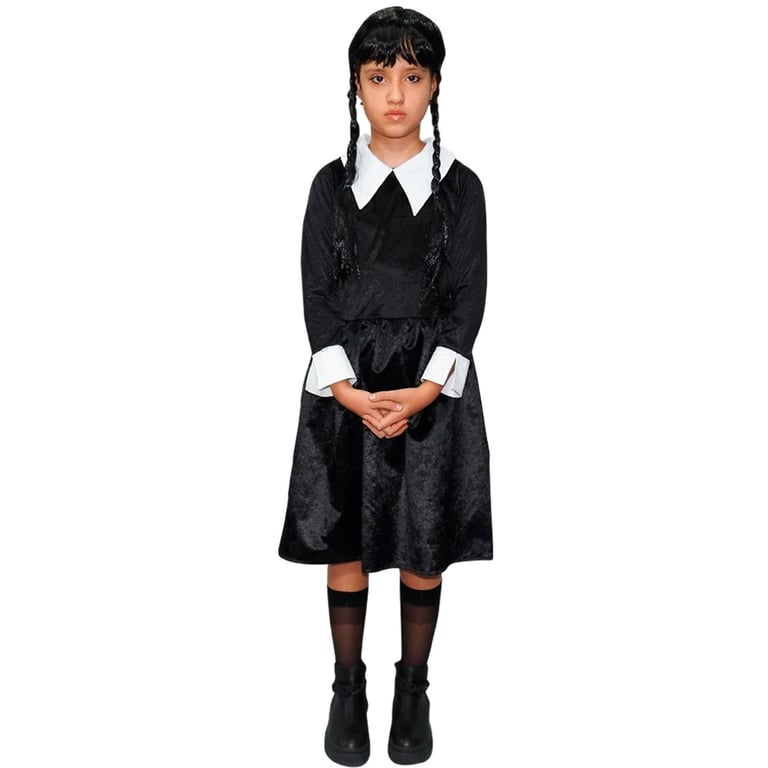 Disfraz para Niña Merlina Addams FANTASTIC NIGHT | falabella.com