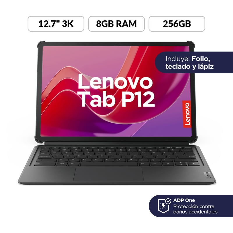 Tablet Lenovo P12 256GB | Pantalla de 12.7 pulgadas | 8GB de RAM ...