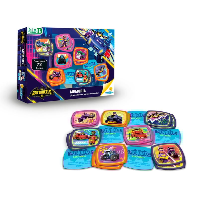Juego De Mesa Ronda Memoria Batwheels RONDA | falabella.com