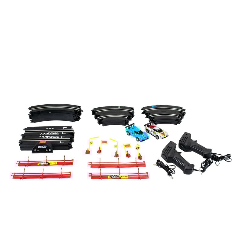 Pista Eléctrica Mega Race Incluye 2 Carros Toy Logic TOYLOGIC ...