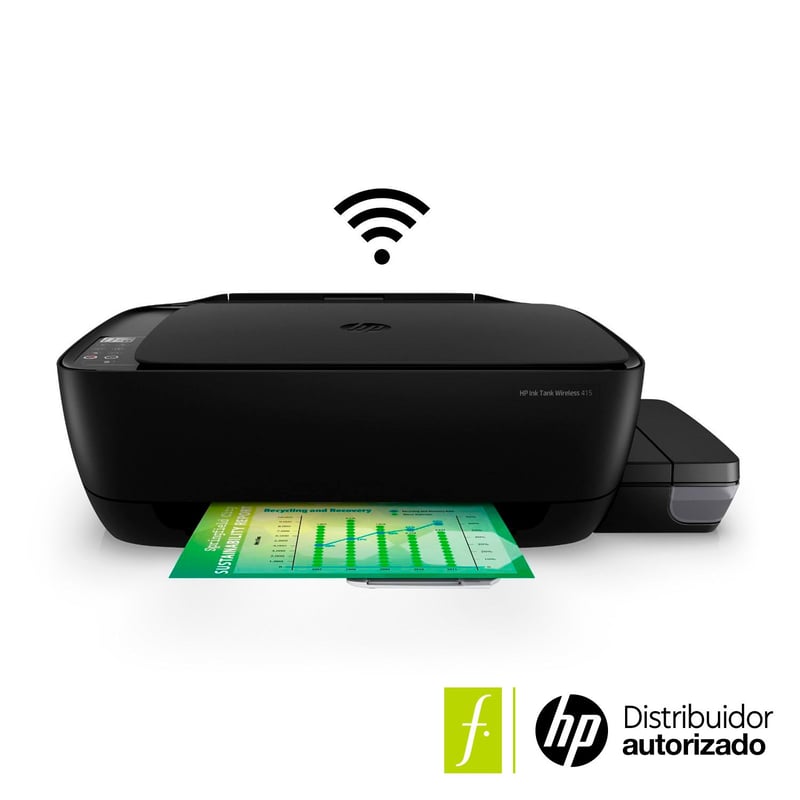 Impresora Multifuncional HP Ink Tank 415 Conexión por WIFI a Color con ...