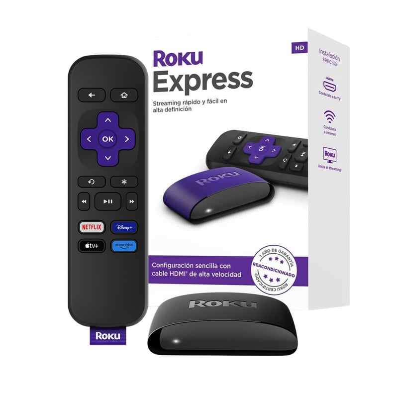 Roku Express Reempacado | dispositivo de streaming |Incluye cable HDMI ...