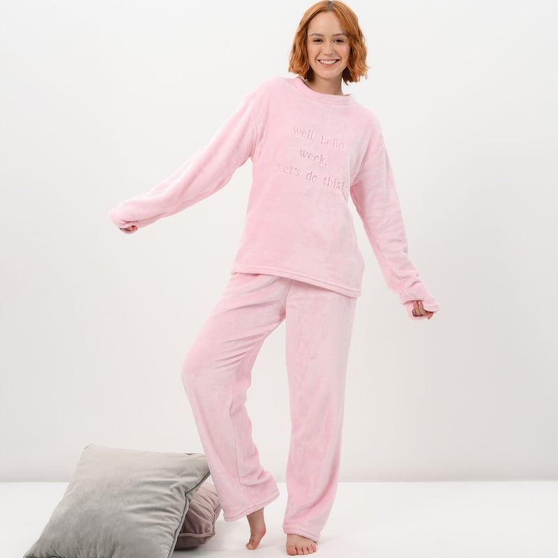 Pijama completa con pantalón Mujer Largo Manga larga Sybilla SYBILLA ...