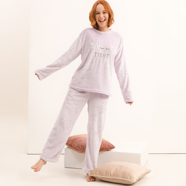 Pijama completa con pantalón Mujer Largo Manga larga Sybilla SYBILLA ...