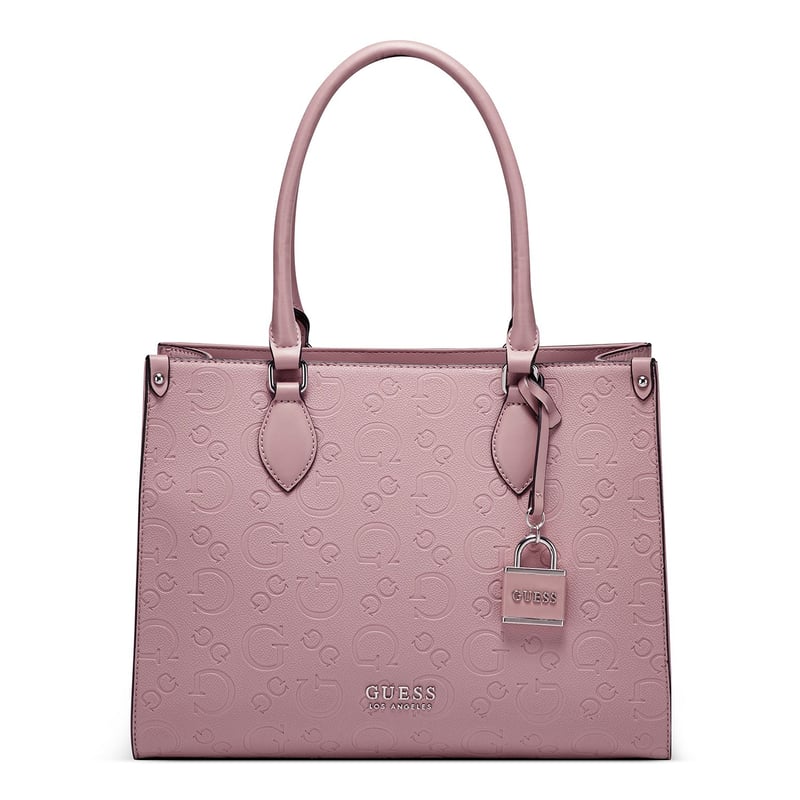 Bolso Tote Guess para mujer Rosado Logo GUESS | falabella.com