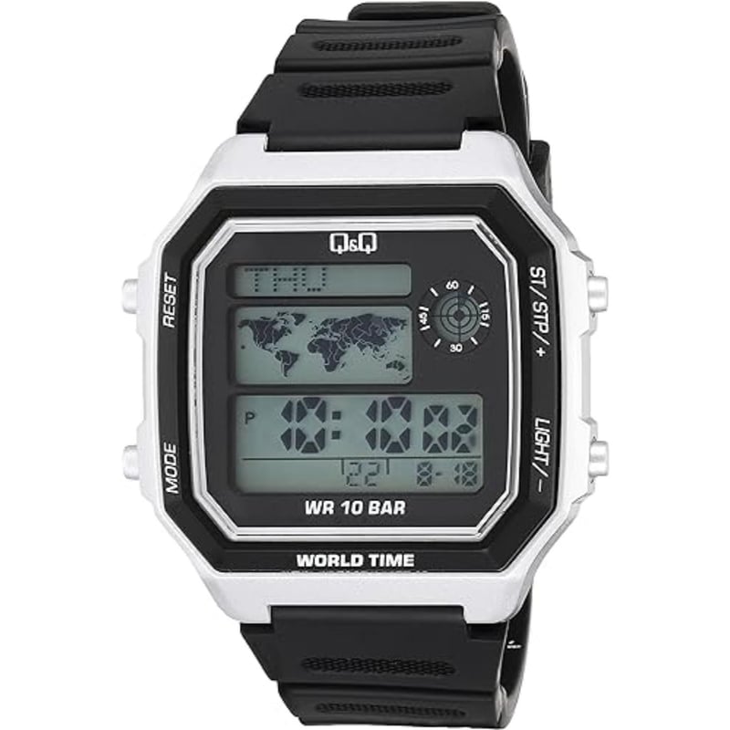 Reloj Q&Q para Hombre Vintage . Reloj Digital Negro Resina Q&Q ...