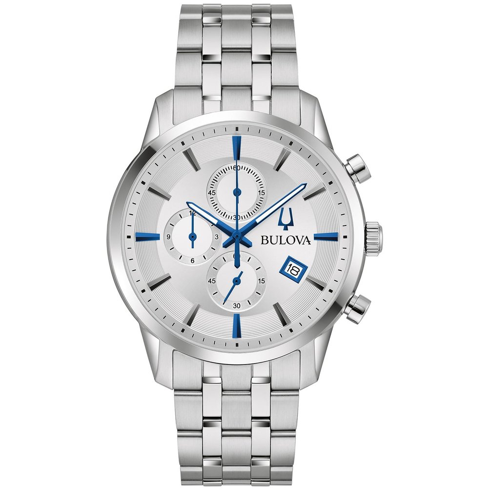 Reloj Bulova para Hombre Sutton . Relojes análogos Acero Inoxidable ...