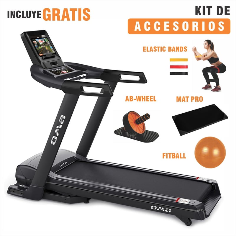 Caminadora Trotadora eléctrica plegable con bluetooth incluye kit de accesorios OMA 3032CA OMA ...