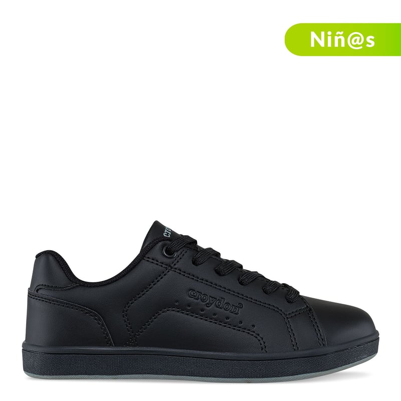 Tenis Croydon Tirtel C Negro Unisex | Tenis Negros Croydon para Niño ...