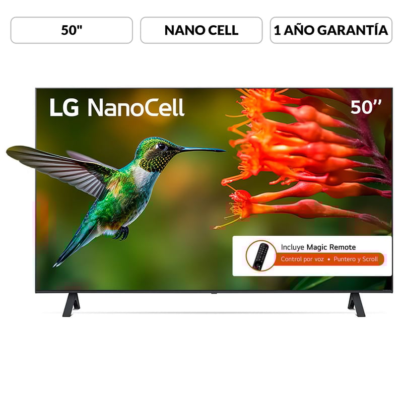 Televisor LG NANO CELL | 50 pulgadas 4K Ultra HD | Smart TV LG | falabella.com