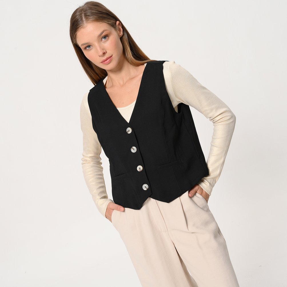 Chaleco Mujer Crop BASEMENT BASEMENT | falabella.com