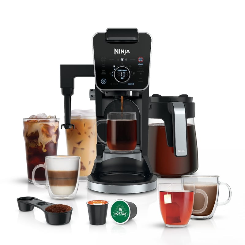 Cafetera Ninja Dualbrew Pro para Cápsulas y Molido 12 Tazas CFP301 ...