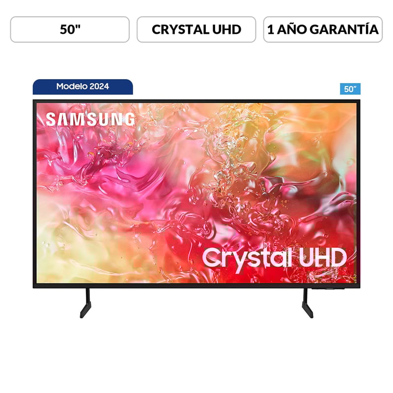 Televisor Samsung | 50 pulgadas Crystal UHD 4K HDR | UN50DU7000KXZL ...
