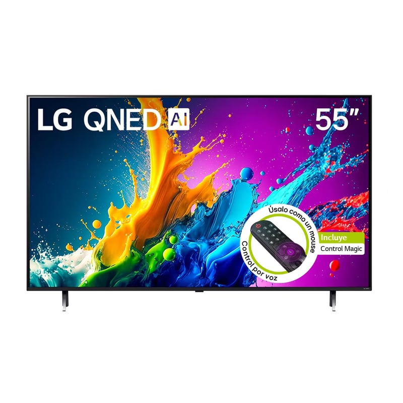 Televisor LG QNED | 55 pulgadas Super Delgado 4K UHD | Smart TV AI ...