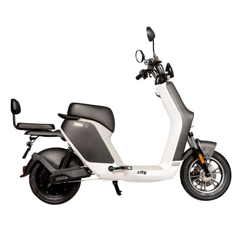 Moto eléctrica Minca City - Moped 350 W - 40Km/h. 0% de interés a 3 cuotas pagando con tu CMR ...