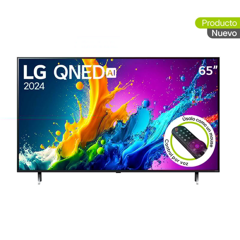 Televisor LG | 65 pulgadas QNED 4K UHD | 65QNED80TSA LG | falabella.com