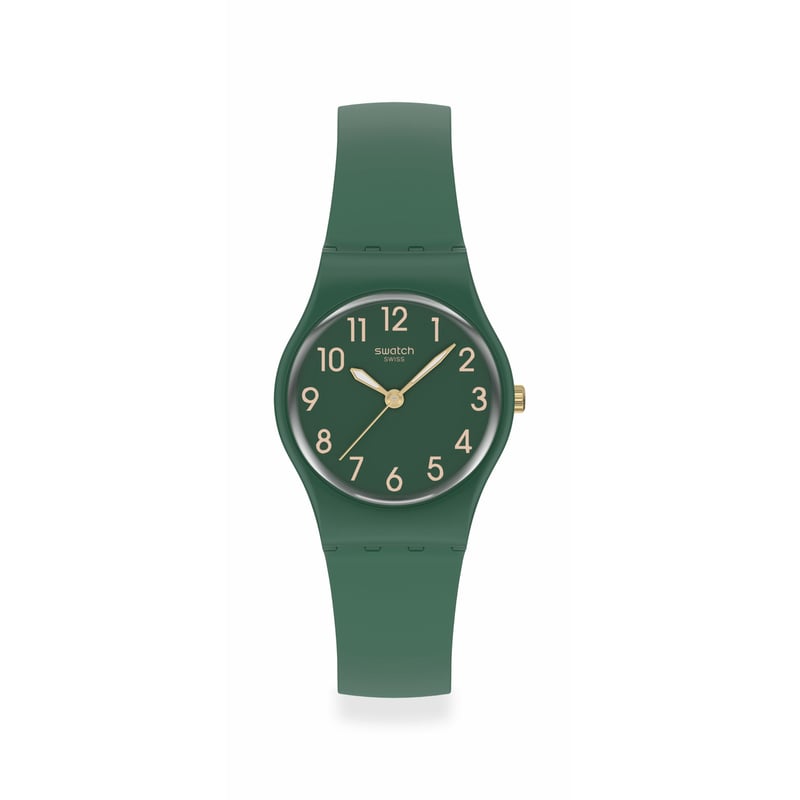 Reloj Swatch Unisex NOTES OF PECAN. Reloj Plástico Verde LG130 SWATCH ...