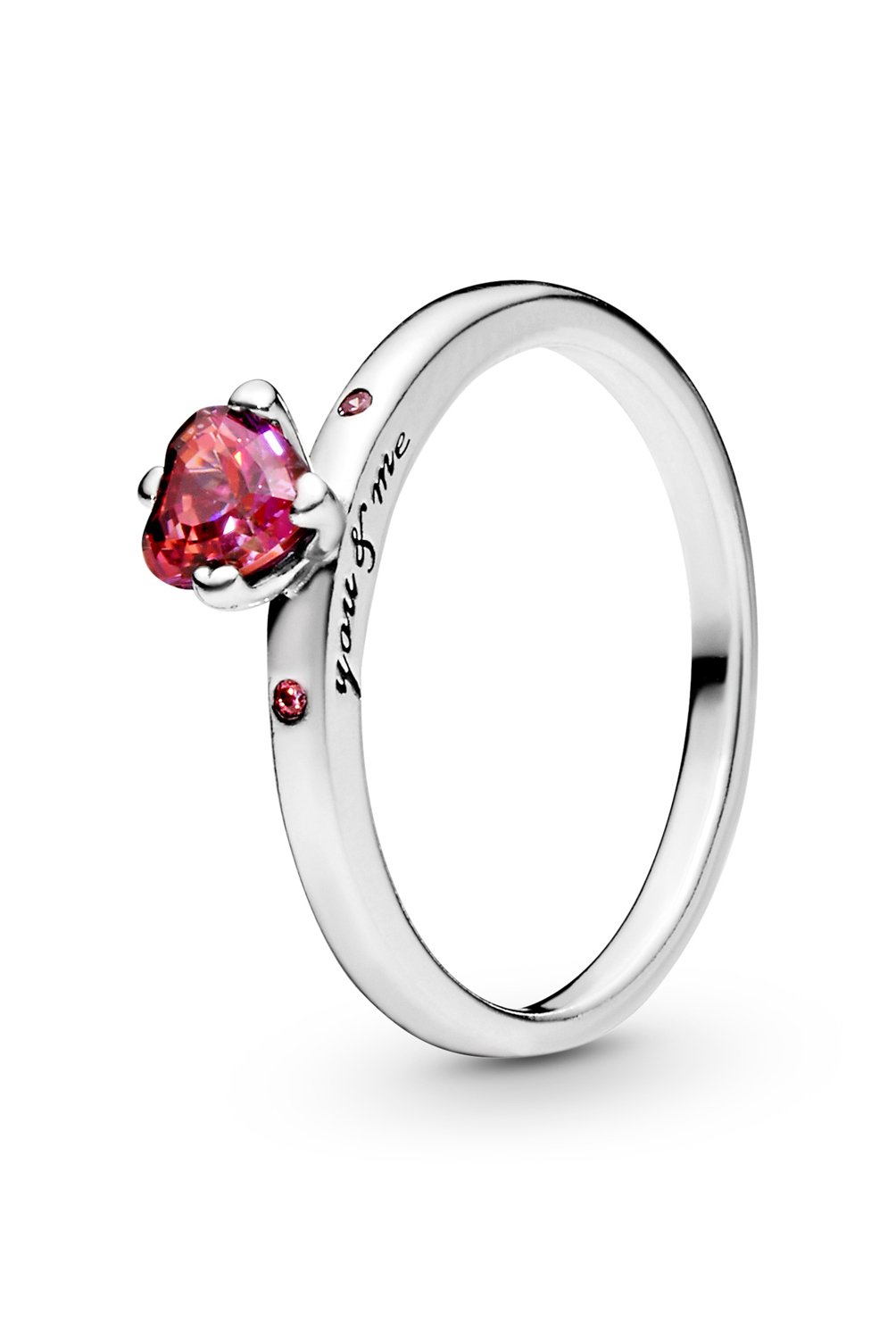 Anillo Pandora Corazon Rojo Reluciente En Plata Esterlina PANDORA ...