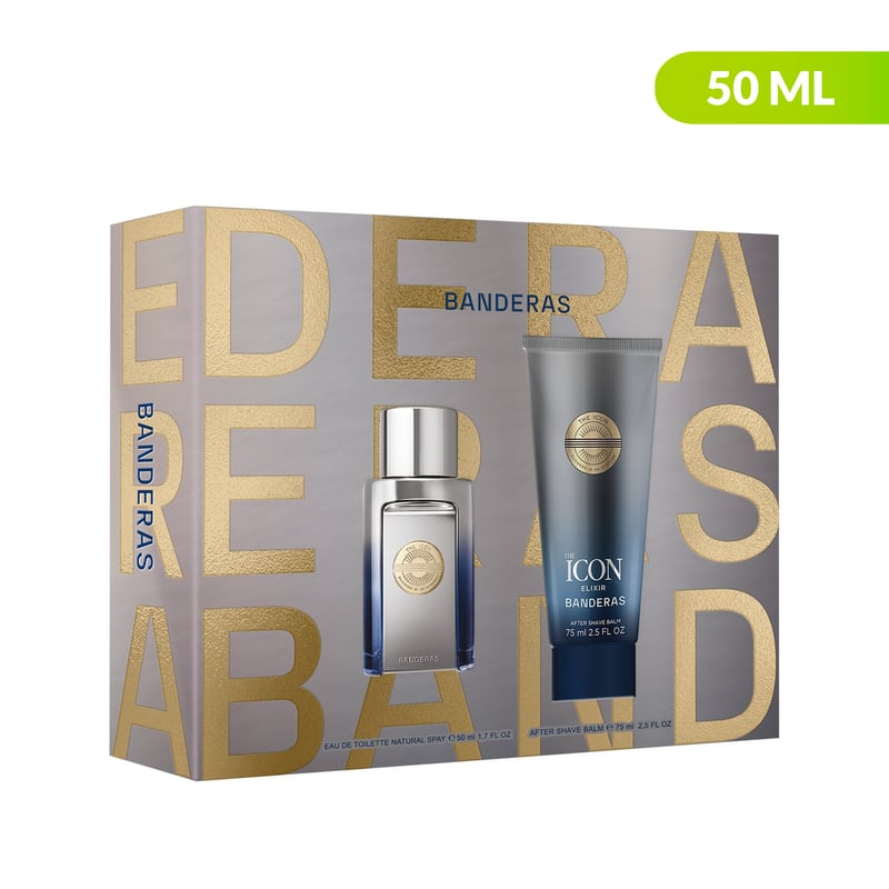 Set de Perfume Hombre Antonio Banderas Icon Elixir Incluye: Eau de ...
