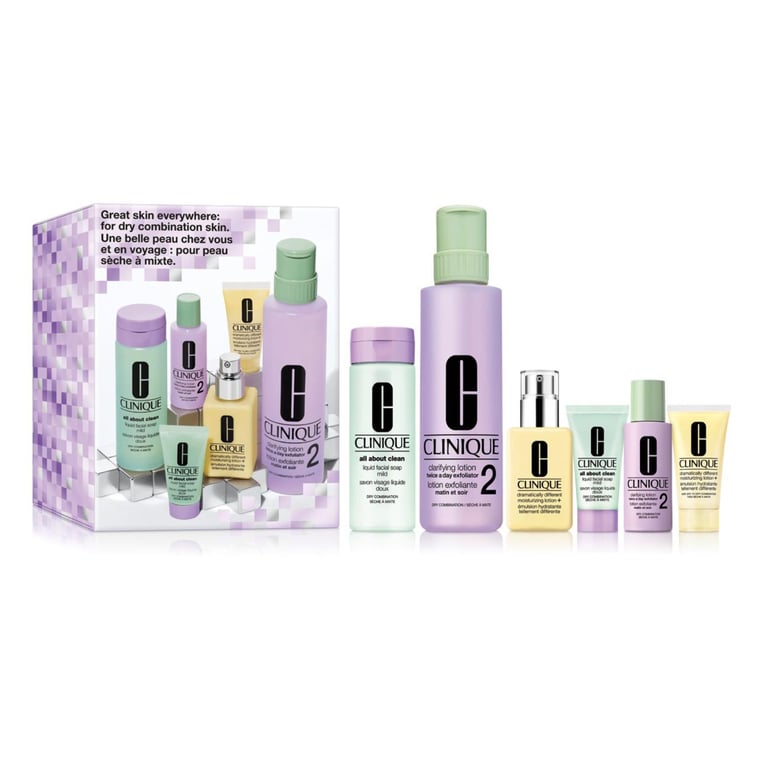 Hidratantes faciales SET 3 STEP I II Clinique Incluye: 6 Productos ...