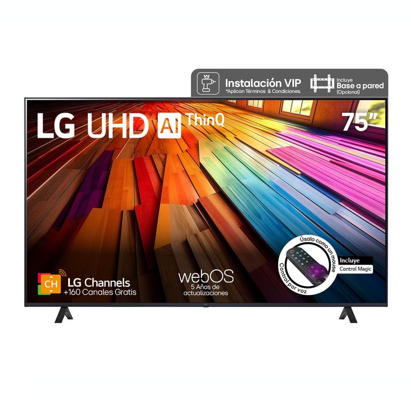 Televisor LG | 75 pulgadas 4K UHD LED | 75UT8050PSB LG | falabella.com