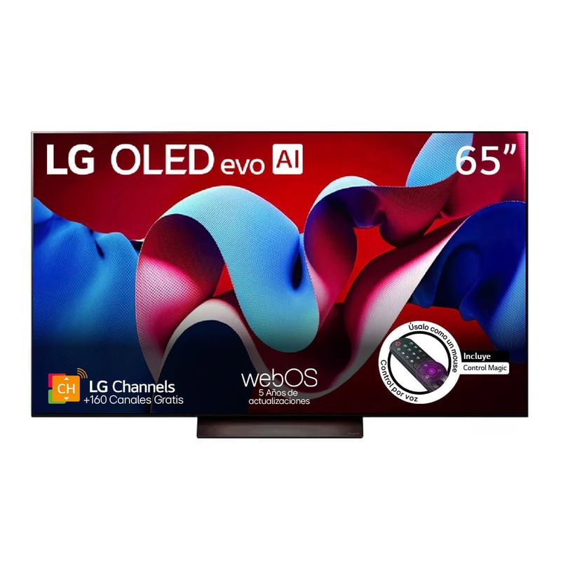 Televisor LG OLED 65 pulgadas 4K UHD Smart TV AI WebOs 24 OLED65C4PSA ...