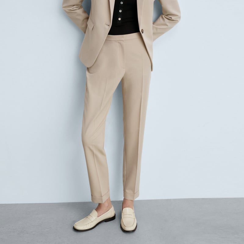 Pantalón Recto Mujer Tiro medio MANGO MANGO | falabella.com