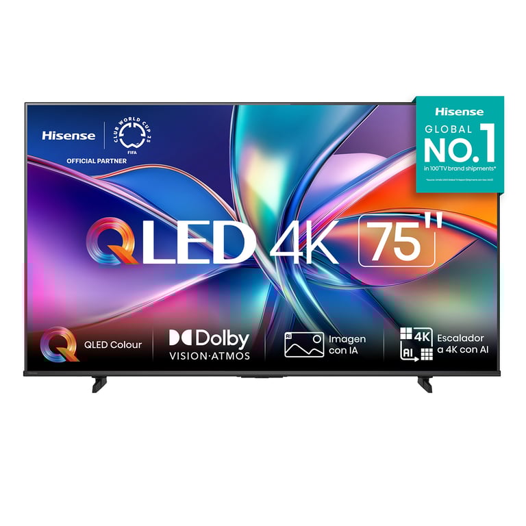 Televisor Hisense | 75 Pulgadas | QLED 4K Dolby Vision | 75Q6QV HISENSE ...