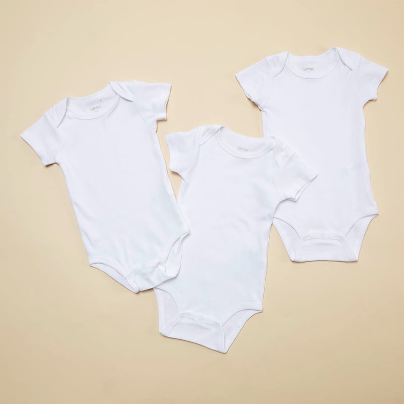 Pack x3 Body Blanco Manga Corta para Bebe Unisex Yamp YAMP | falabella.com